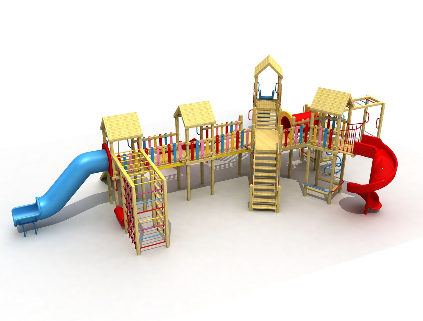 3D Huge Gengon Playground - TurboSquid 1538427