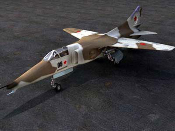 3d mig 27 mig-27 model