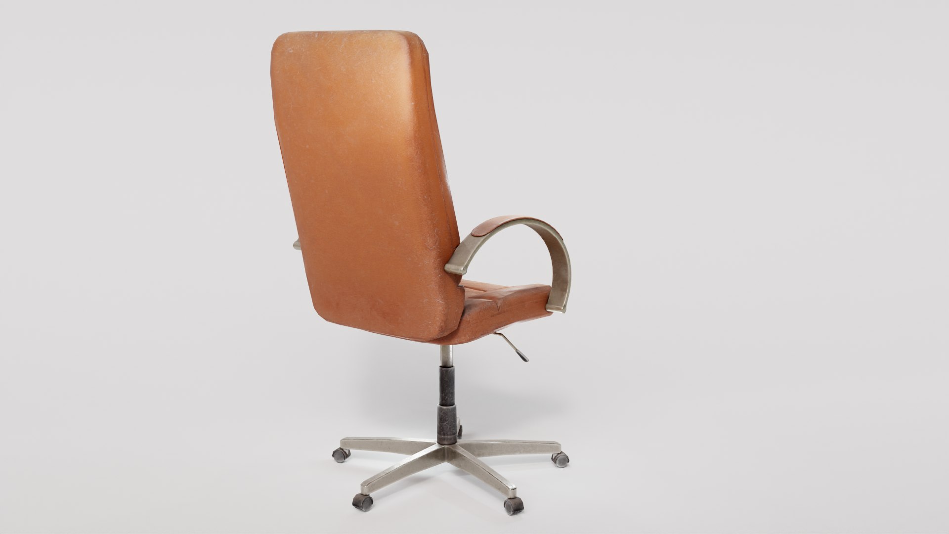 3D Collection Armchair Used Leather Collections X4 Az9 - TurboSquid 1964057