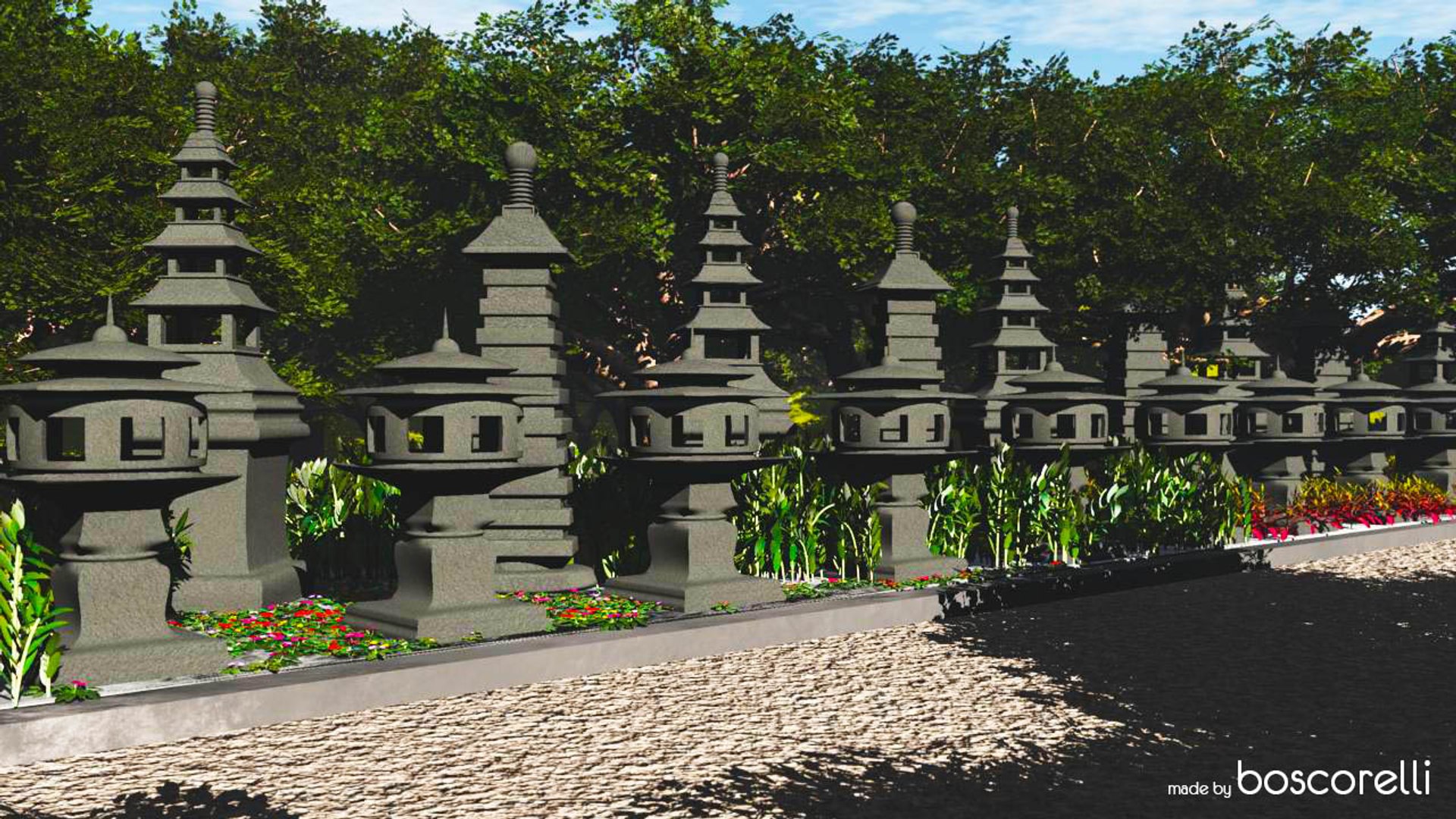 maya japanese stone lanterns 3