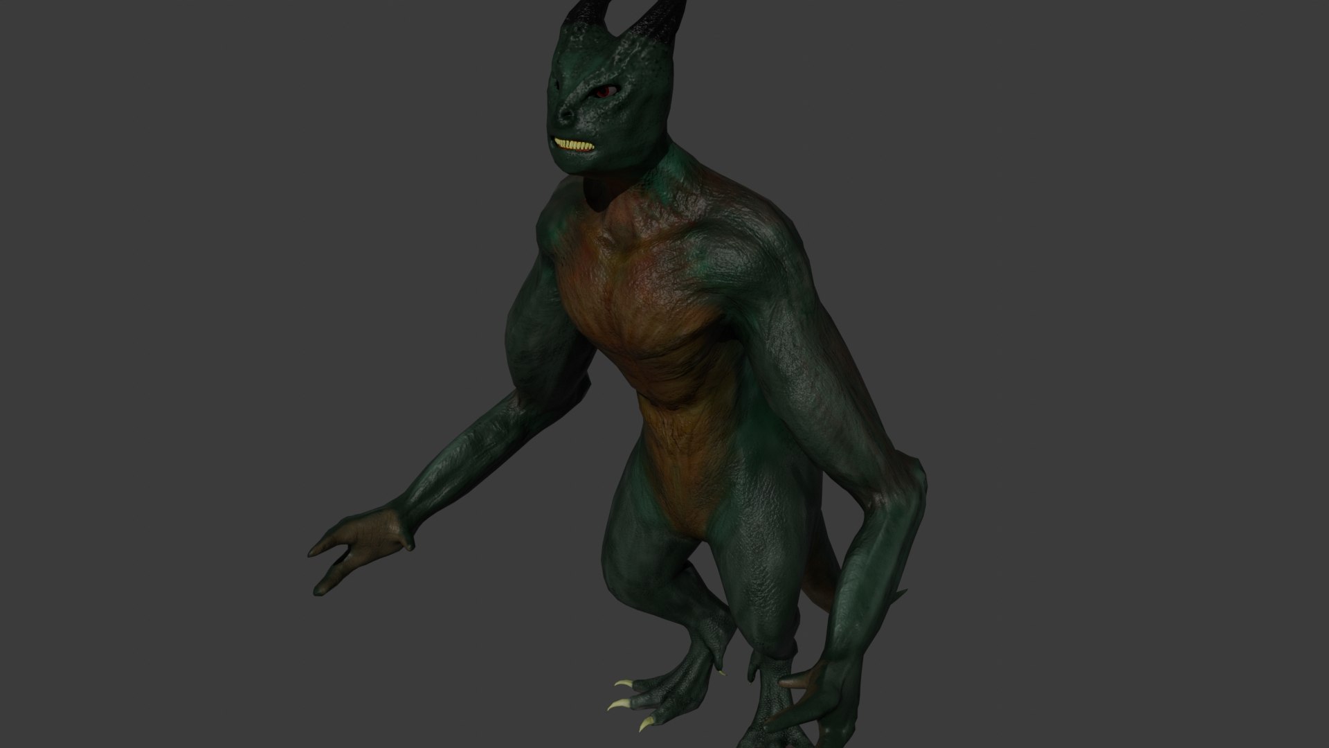 3D Game ready - 3D print demon type monster model - TurboSquid 2173213