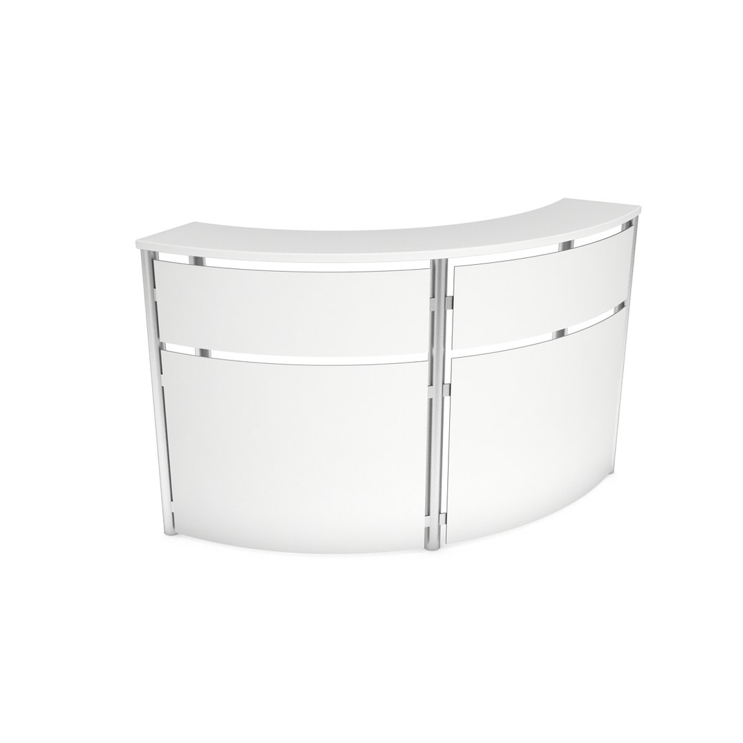 Stall Kiosk Modern Reception Desk 3D - TurboSquid 1636227