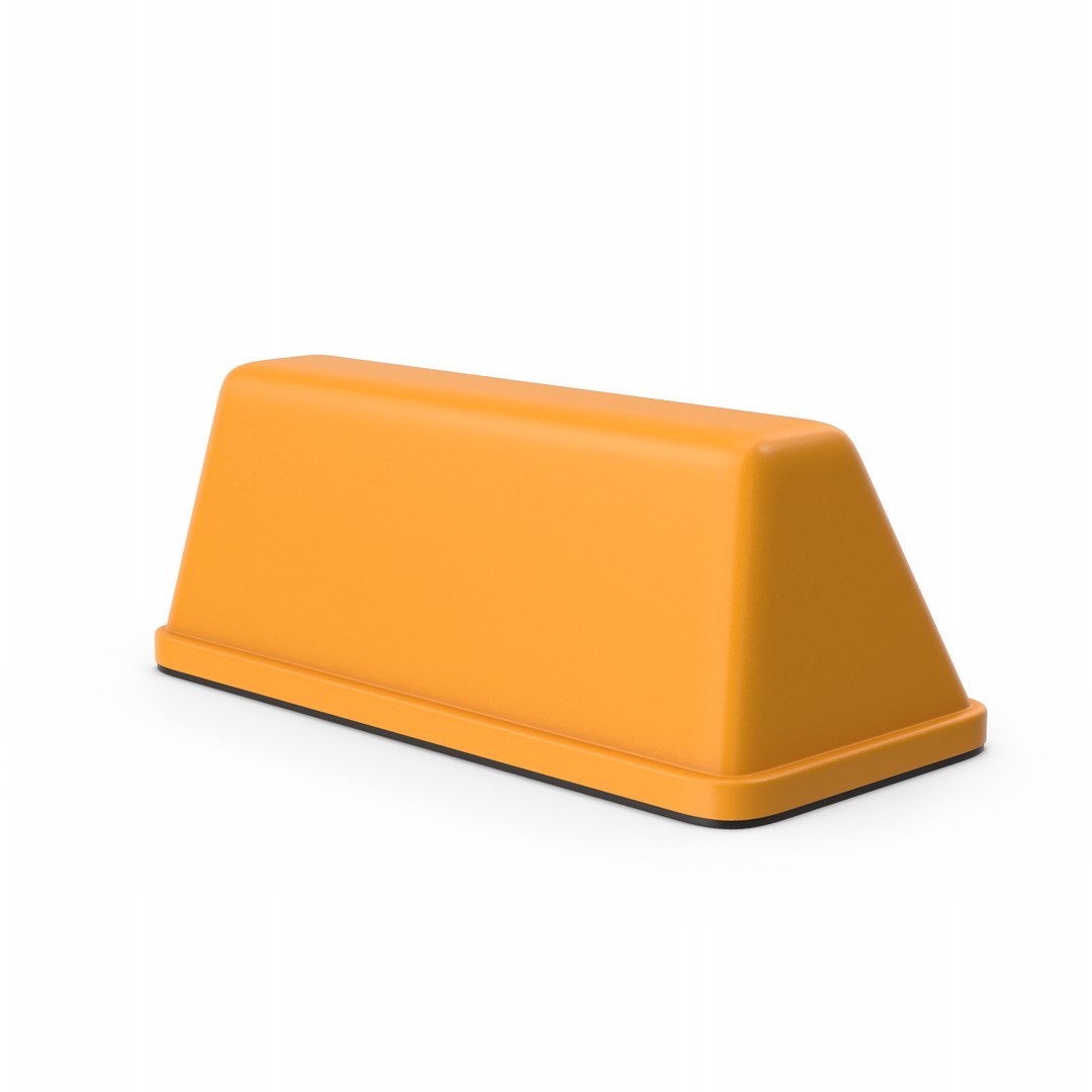 3D Taxi Rooftop Lamp - TurboSquid 2197783