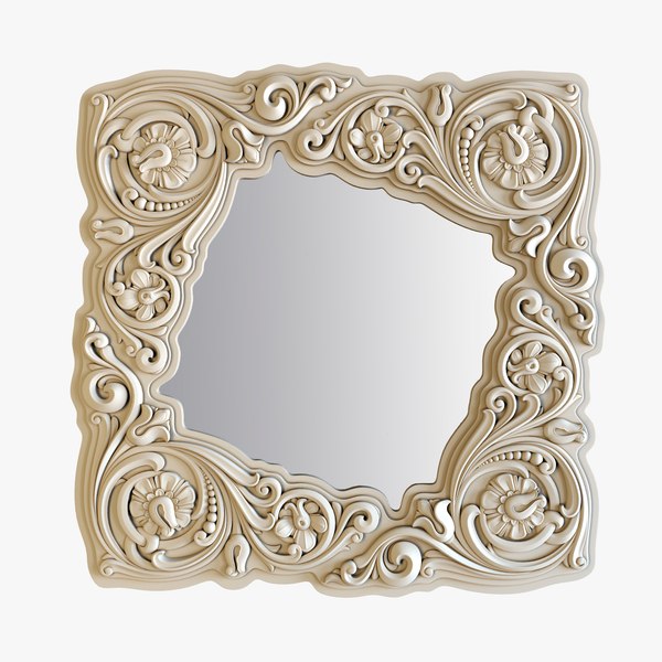 3d model of interior mirrors