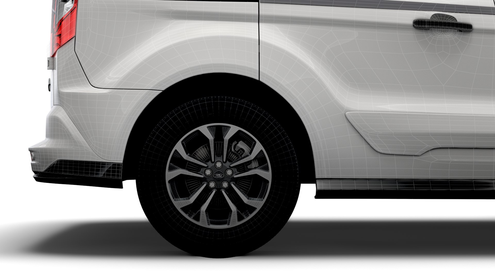 3D Transit Connect Van Swb Model - TurboSquid 1702812