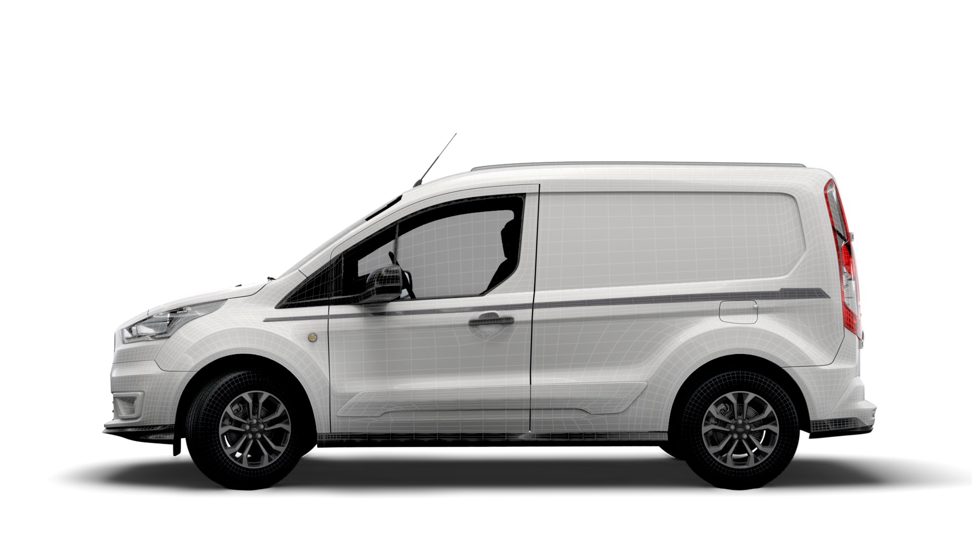 3D Transit Connect Van Swb Model - TurboSquid 1702812