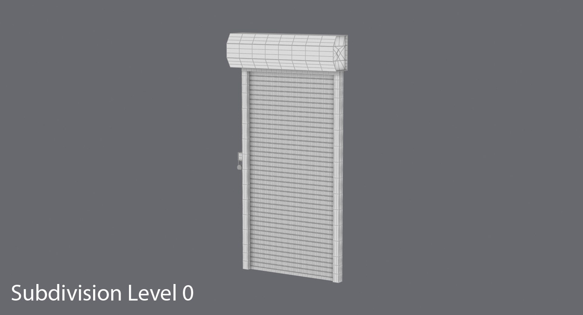 Storefront-rolling-gate---gate-01-dirty 3D Model - TurboSquid 1338397