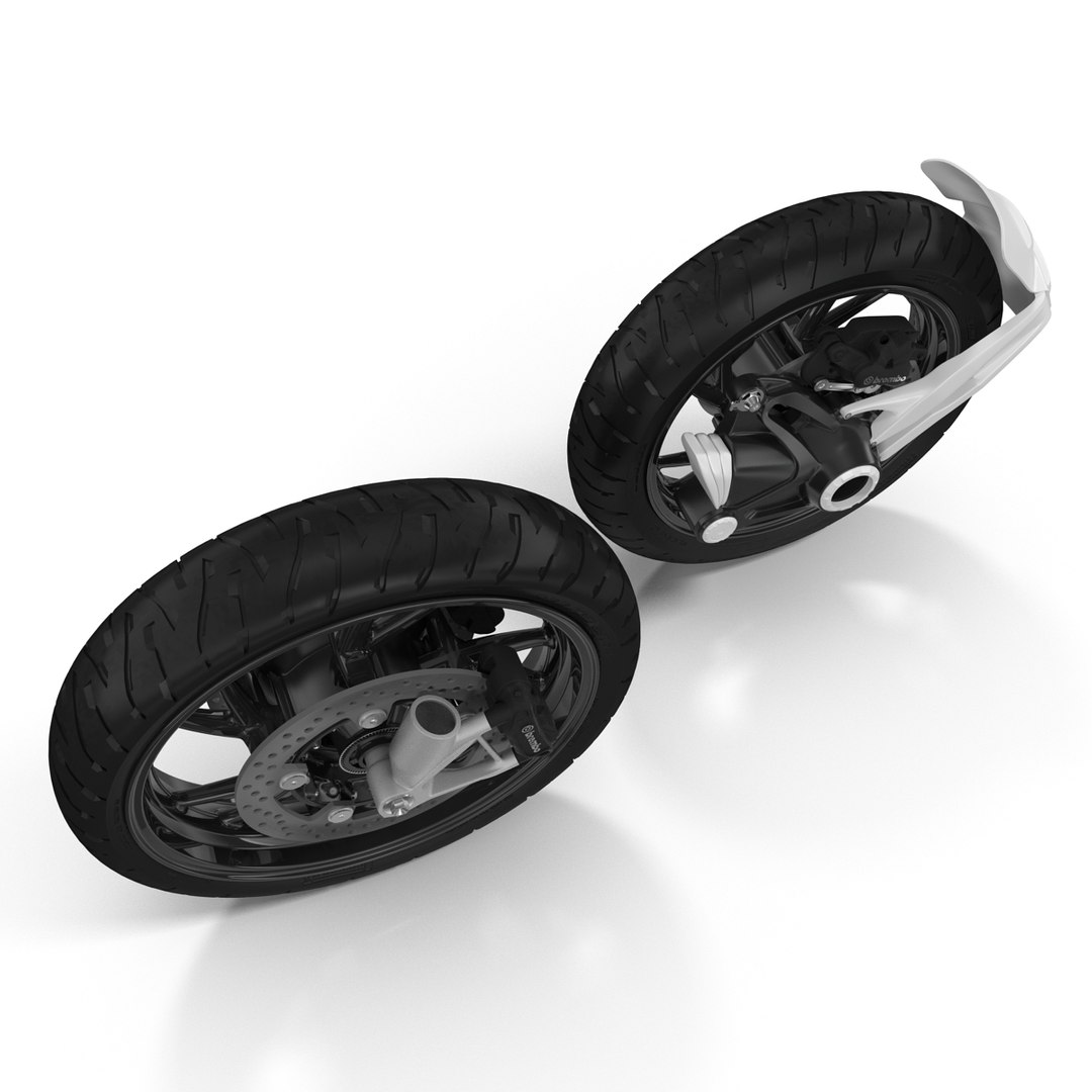 Motorcycle Wheels 3D Model - TurboSquid 1507425