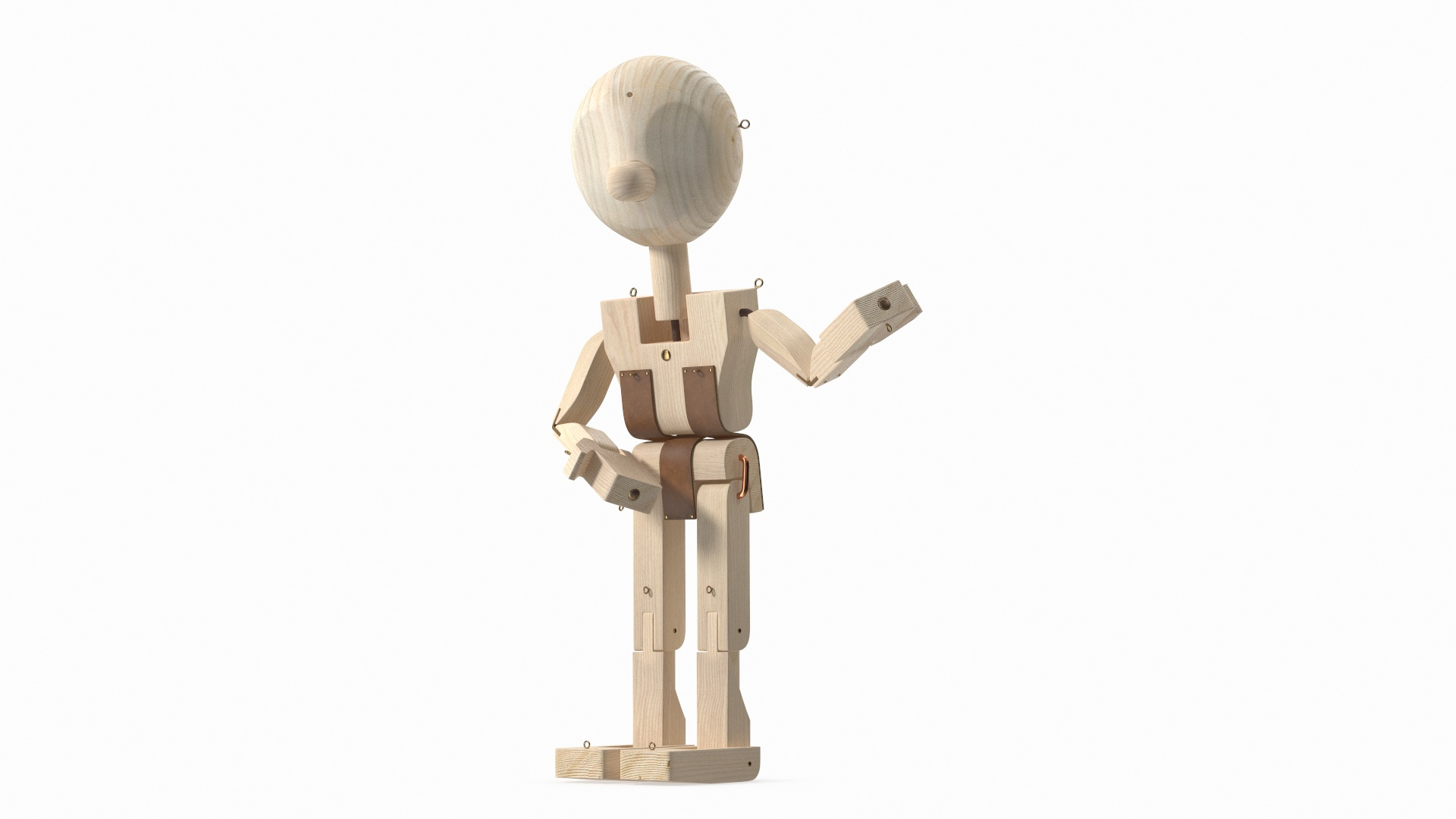 3D Raw Wooden Man Shows Model - TurboSquid 2005921