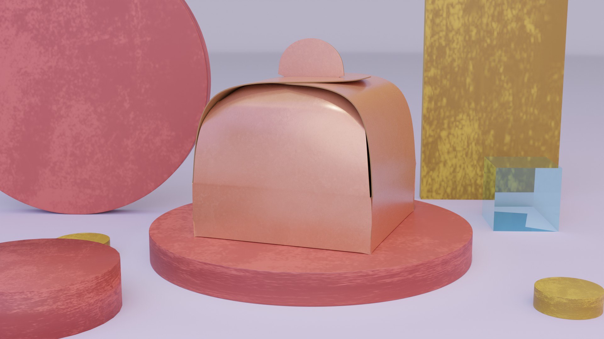 Empty Packages Cake Box 3D Model - TurboSquid 2032454