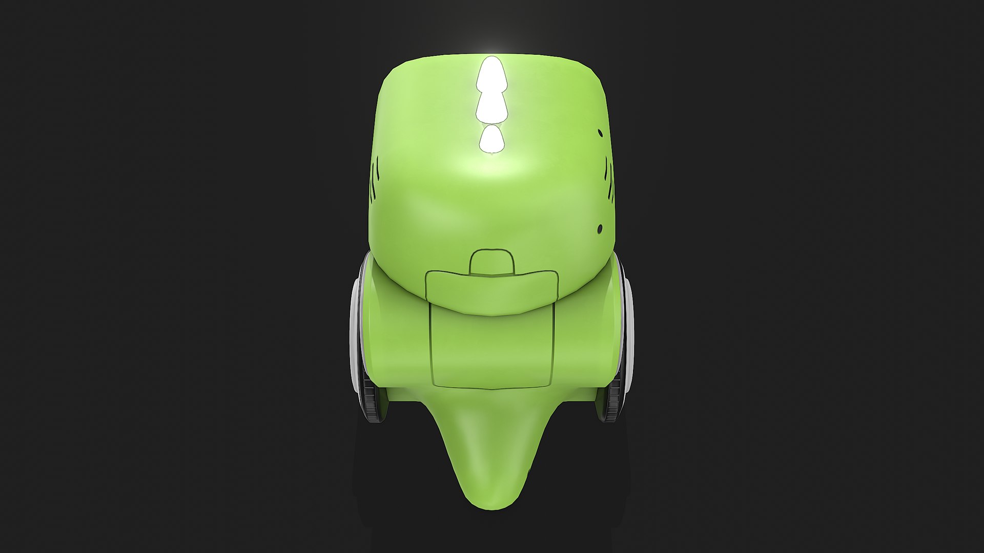 Green Small Cute Robot Toy 3D Model - TurboSquid 2133867