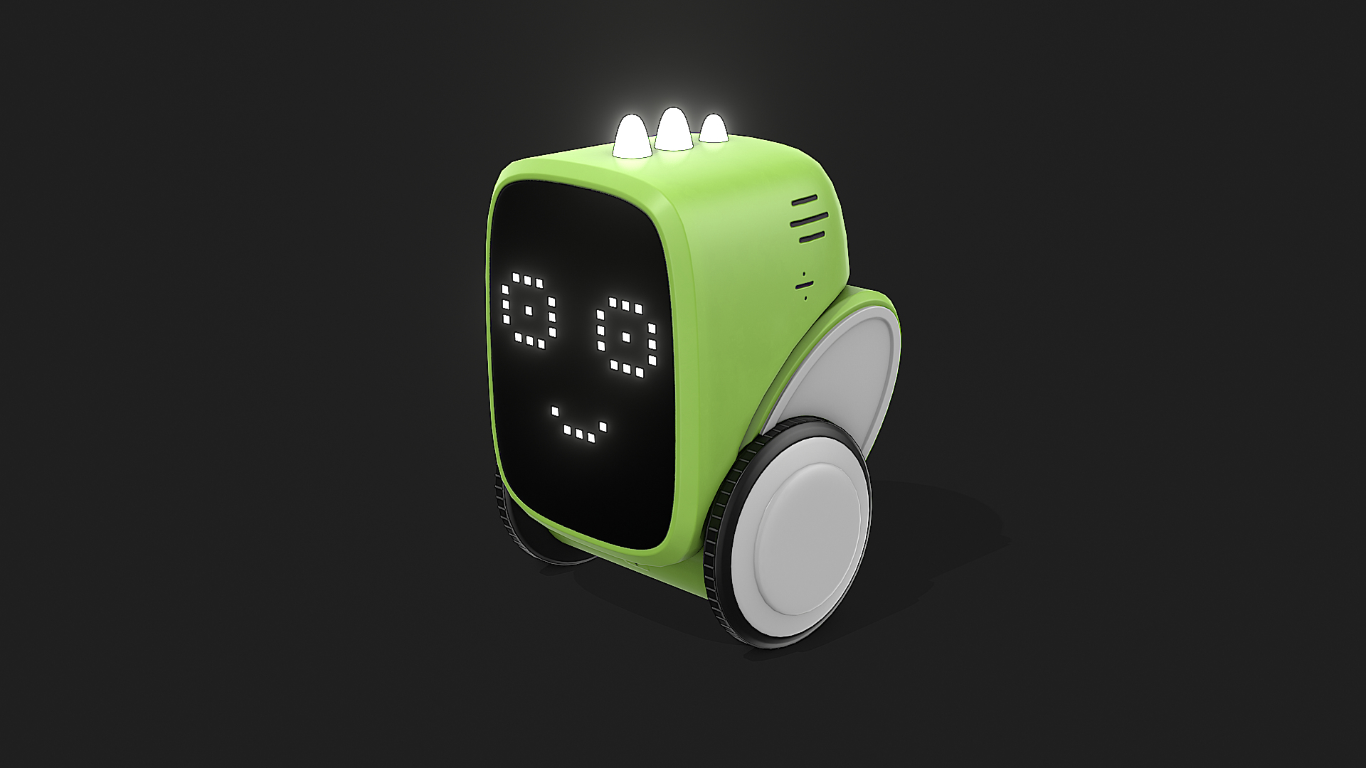 Green Small Cute Robot Toy 3D Model - TurboSquid 2133867