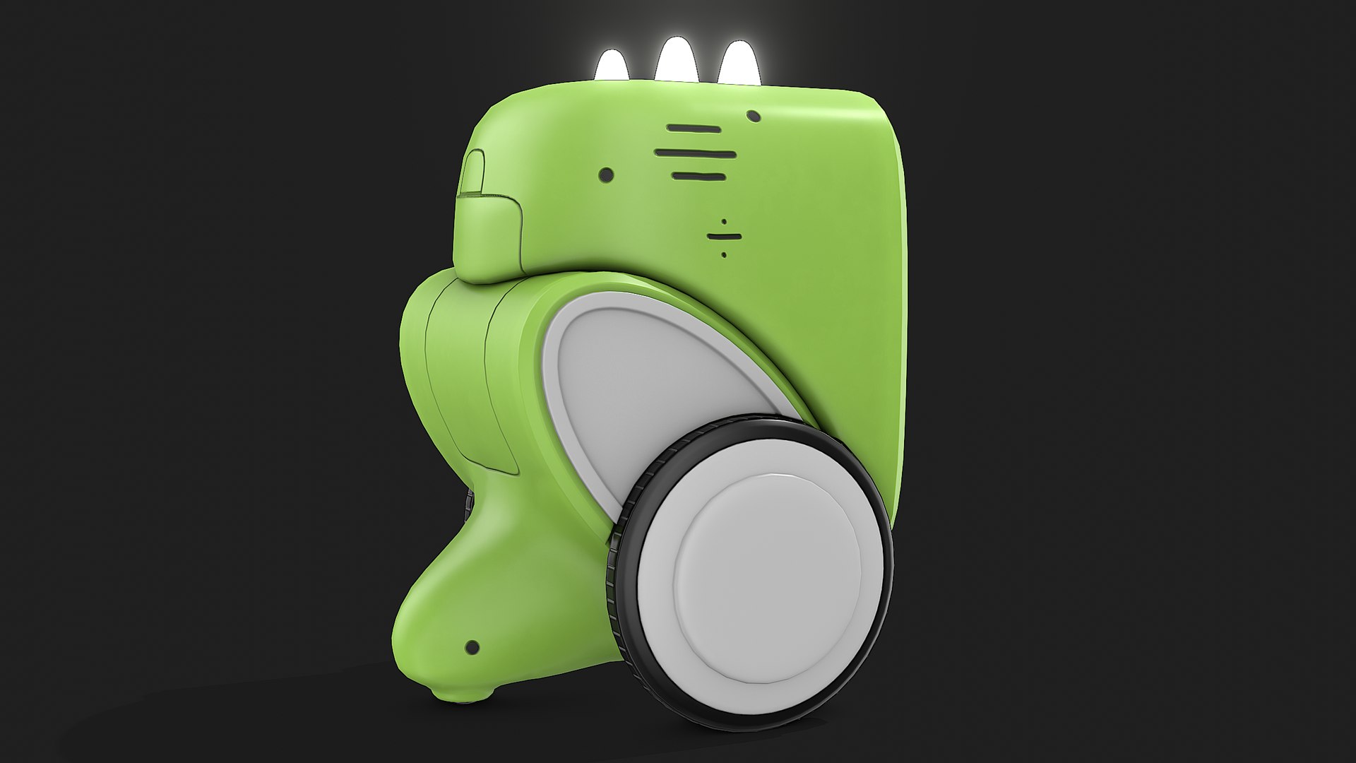 Green Small Cute Robot Toy 3D Model - TurboSquid 2133867
