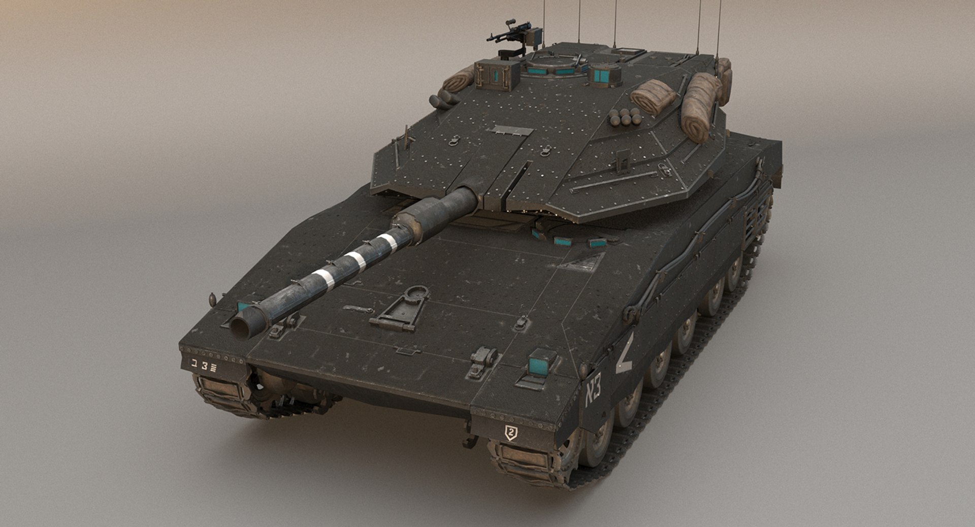 3D Model Merkava Iv - TurboSquid 1388913