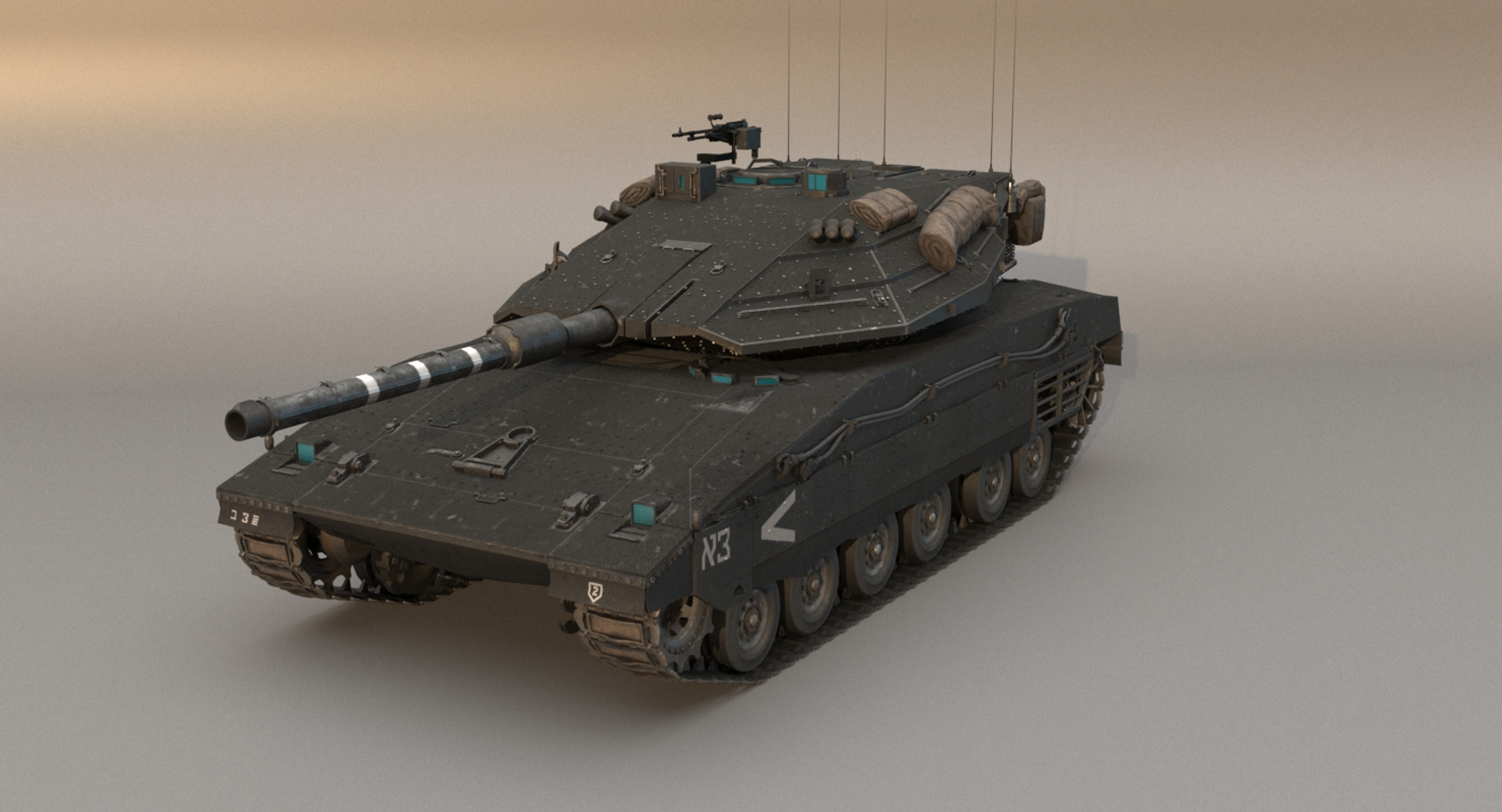 3D Model Merkava Iv - TurboSquid 1388913