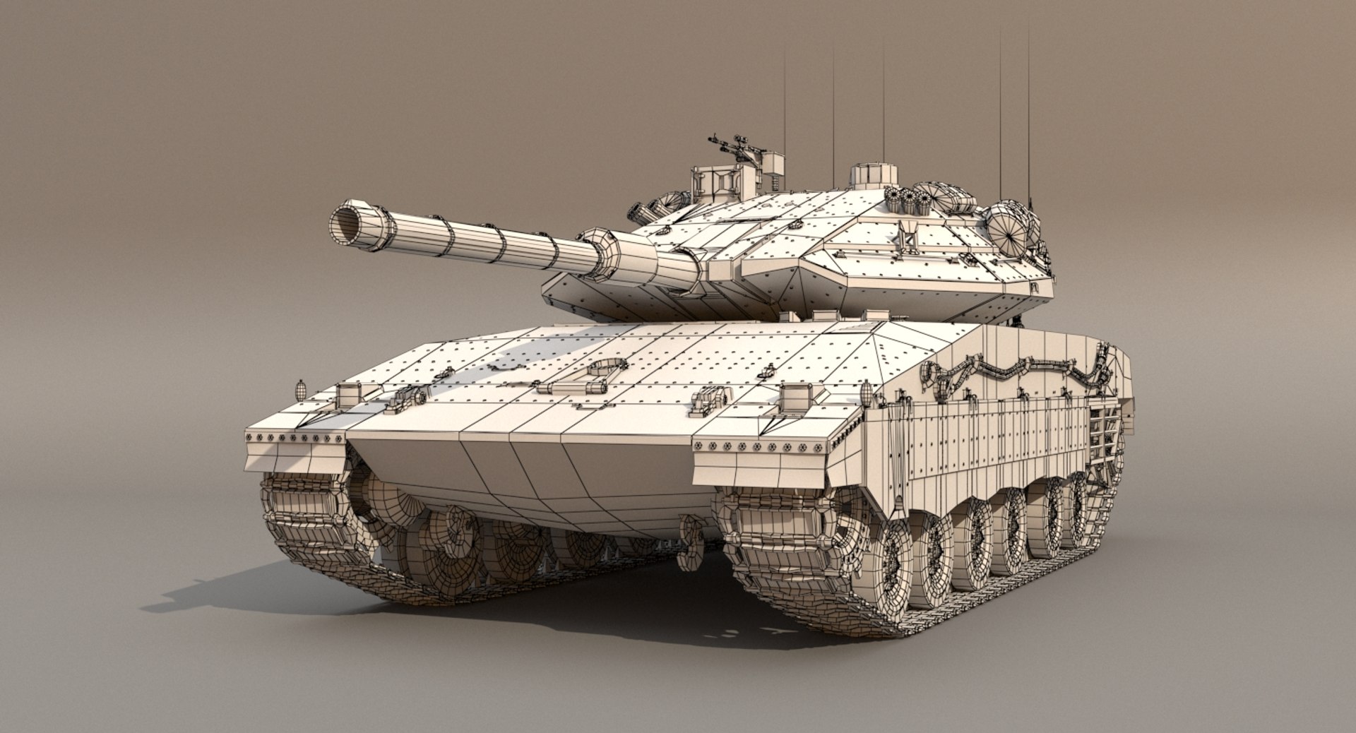 3D Model Merkava Iv - TurboSquid 1388913