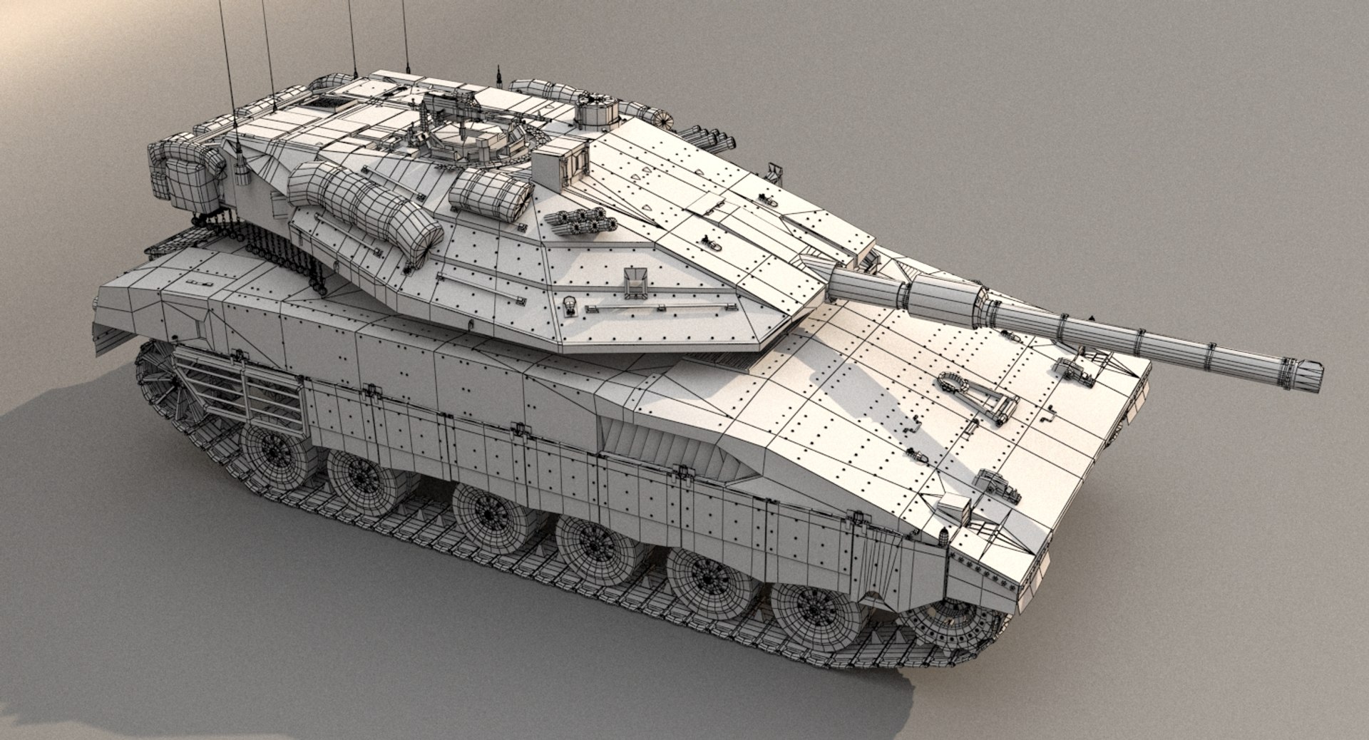3D Model Merkava Iv - TurboSquid 1388913