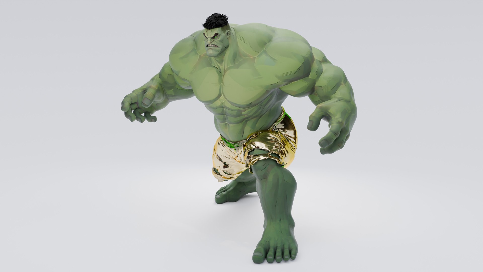 3D The Incredible Hulk - TurboSquid 2346942