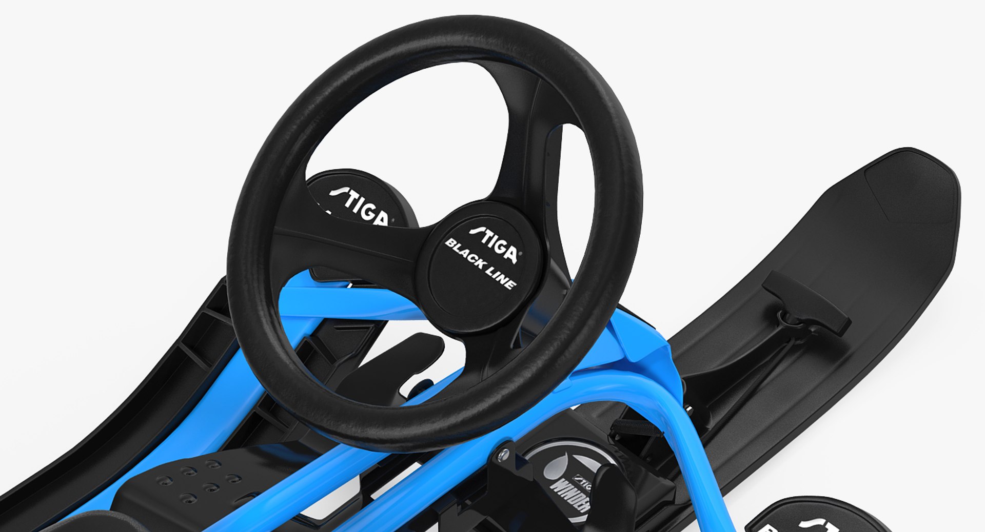 Snow Sled Steering Wheel 3ds