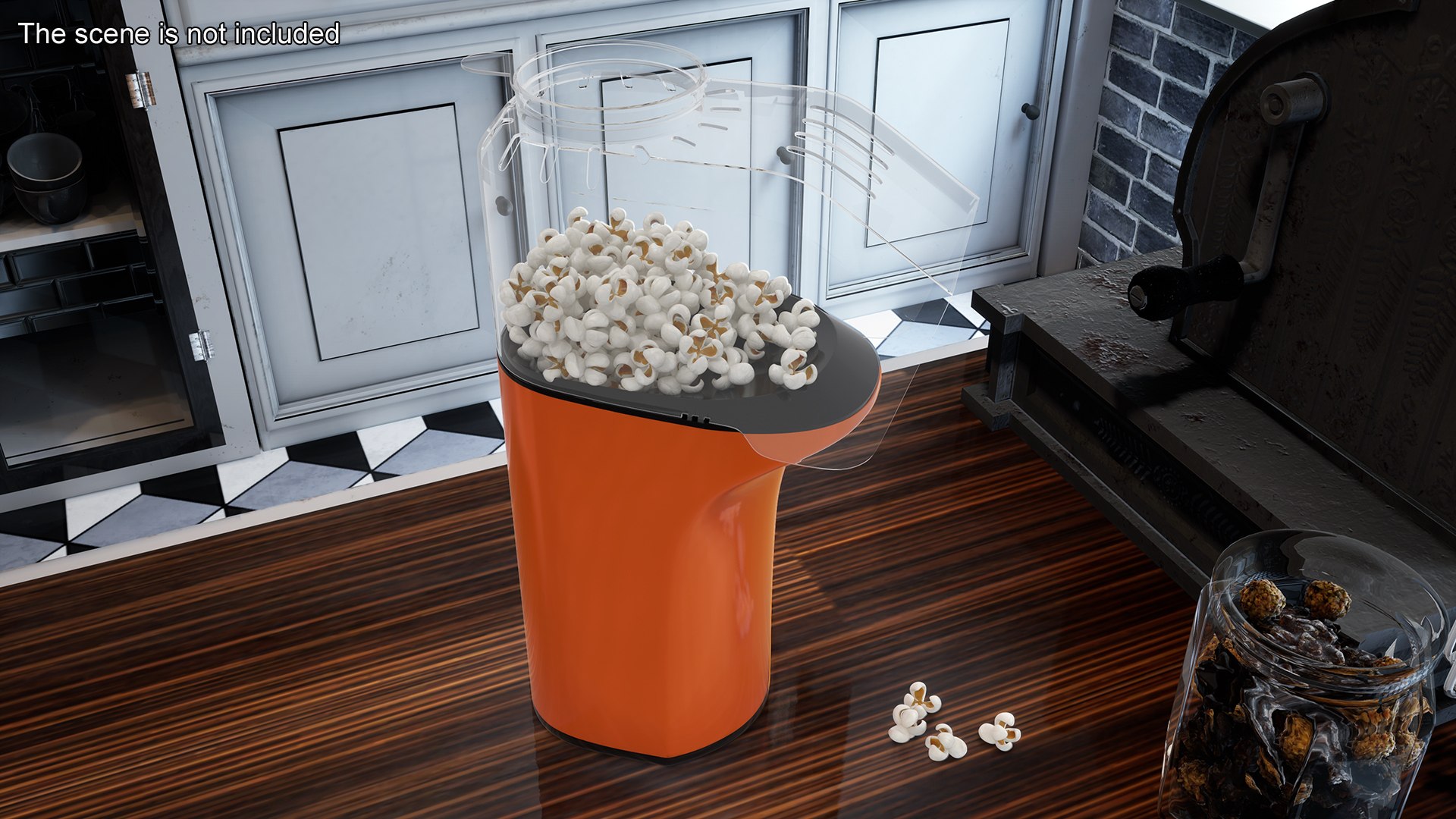 Home Popcorn Popper Maker Machine 3D Model - TurboSquid 2168171