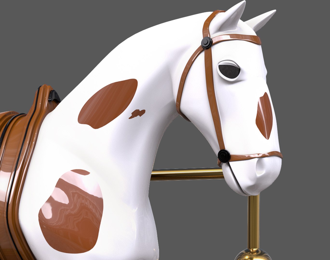 Ride Kiddie Pony 3D Model - TurboSquid 1644317