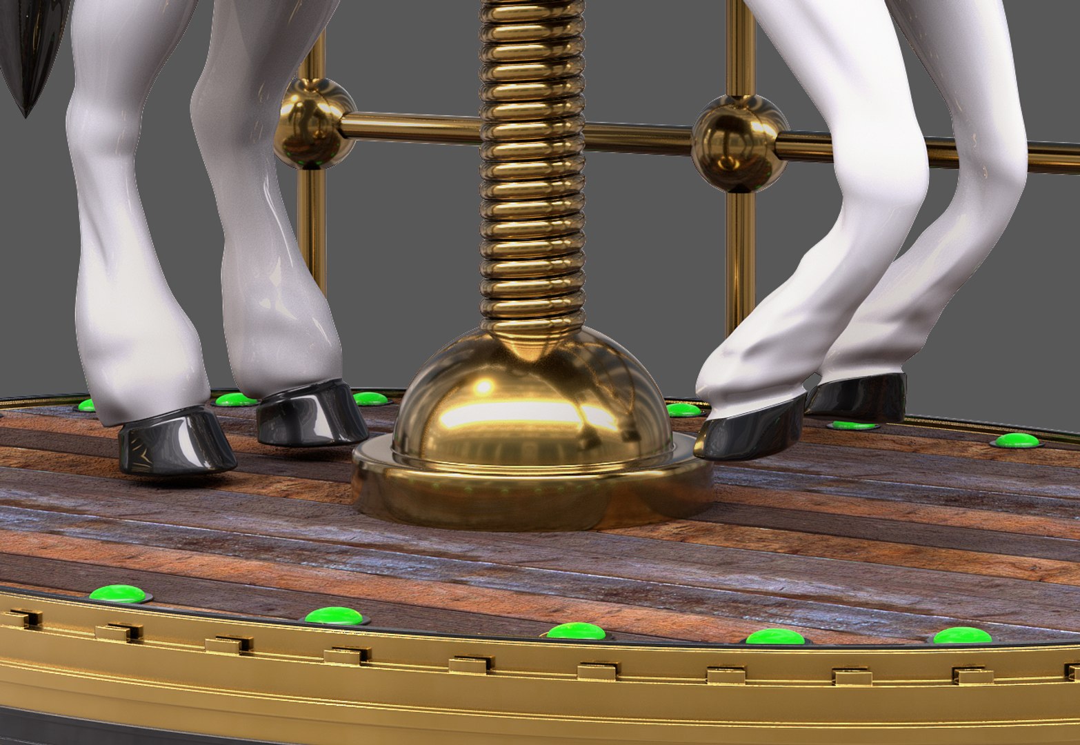 Ride Kiddie Pony 3D Model - TurboSquid 1644317