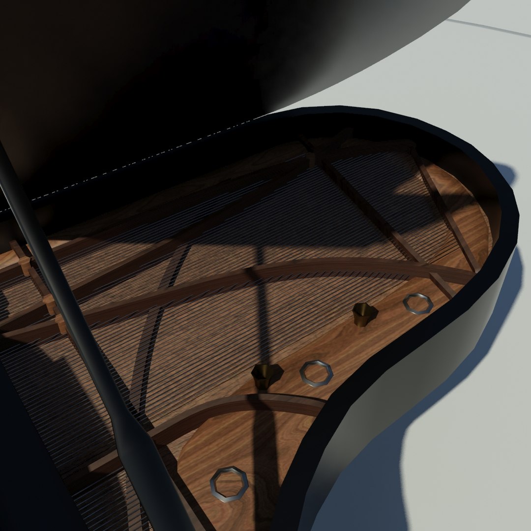 Piano Instrument Keyboard 3d Model