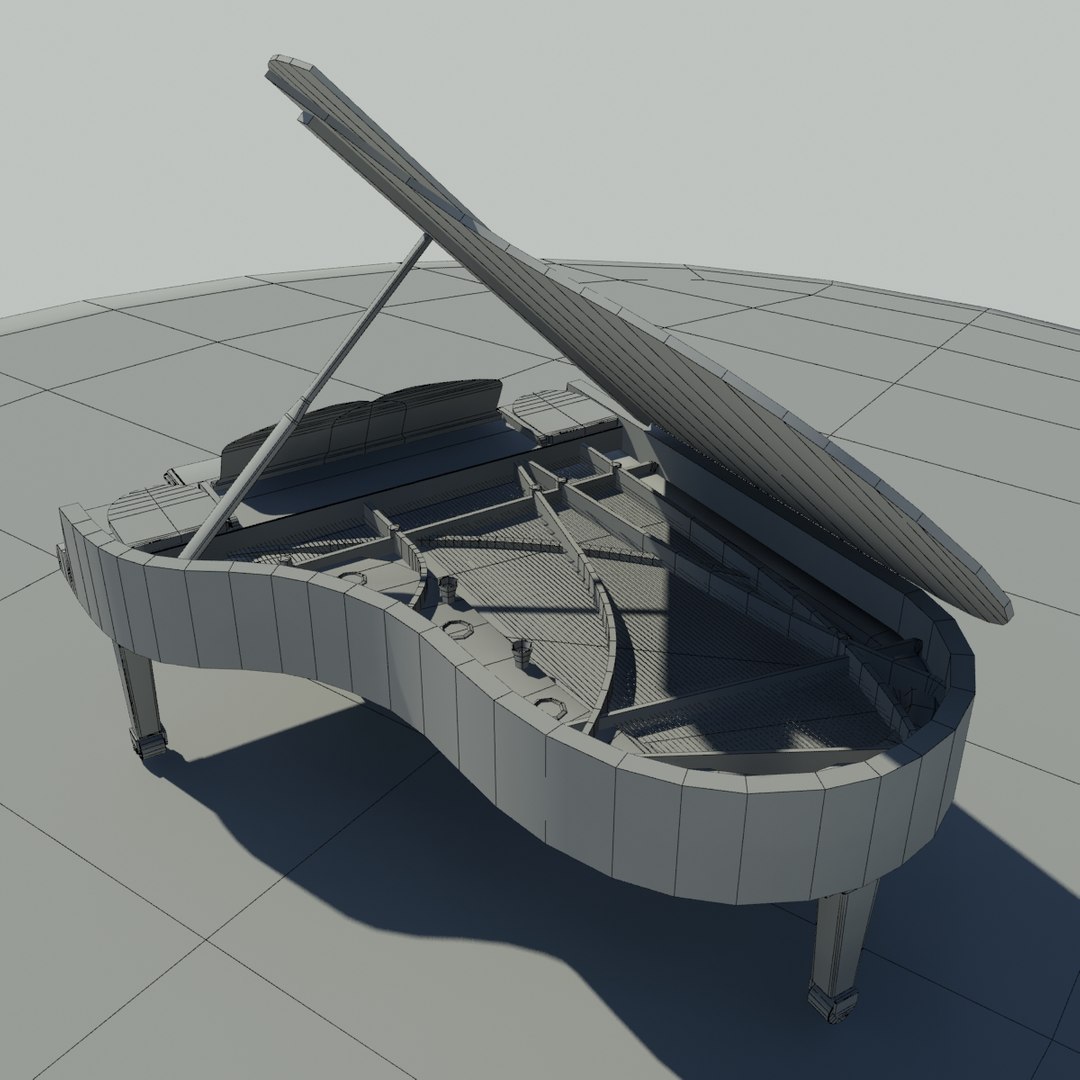 Piano Instrument Keyboard 3d Model