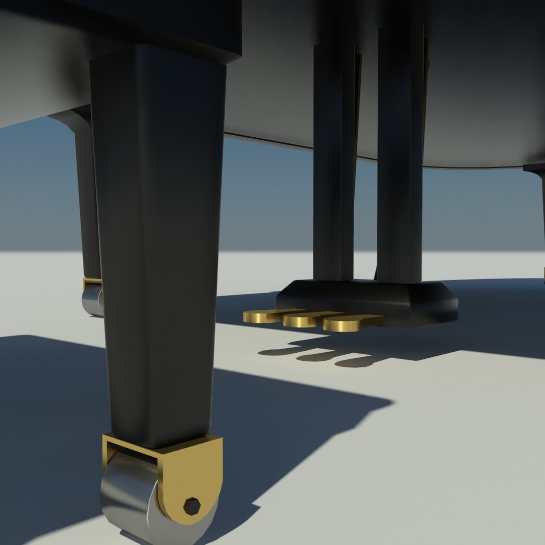 Piano Instrument Keyboard 3d Model