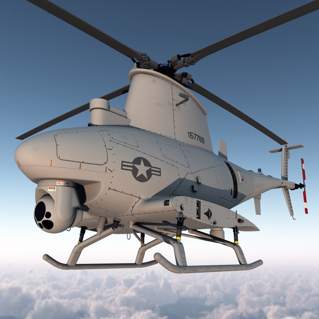 northrop grumman mq 8b 3d max