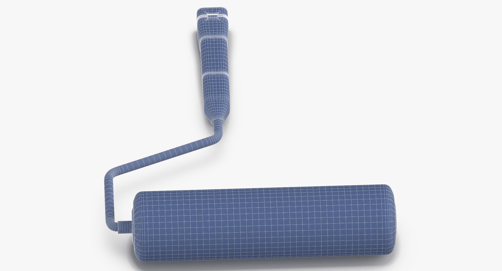 3D Model Paint Roller Orange - TurboSquid 1394457