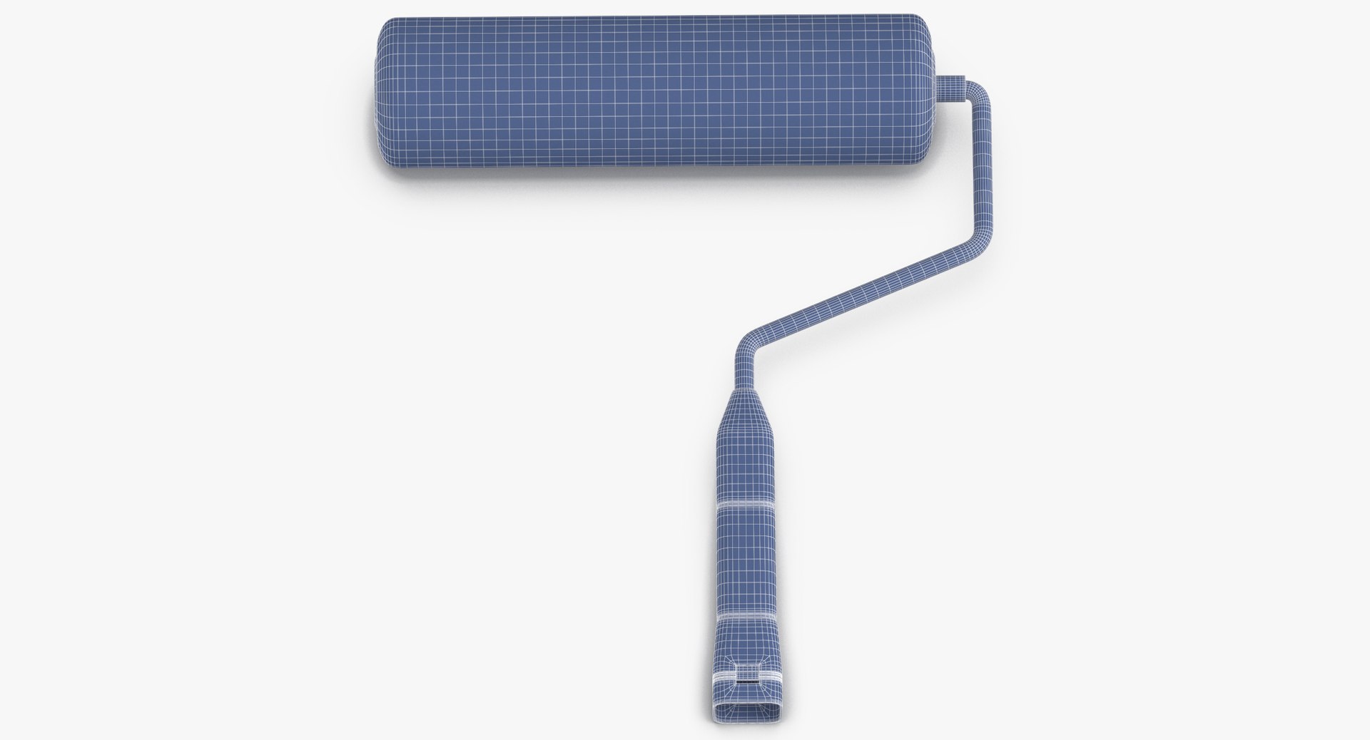 3D Model Paint Roller Orange - TurboSquid 1394457