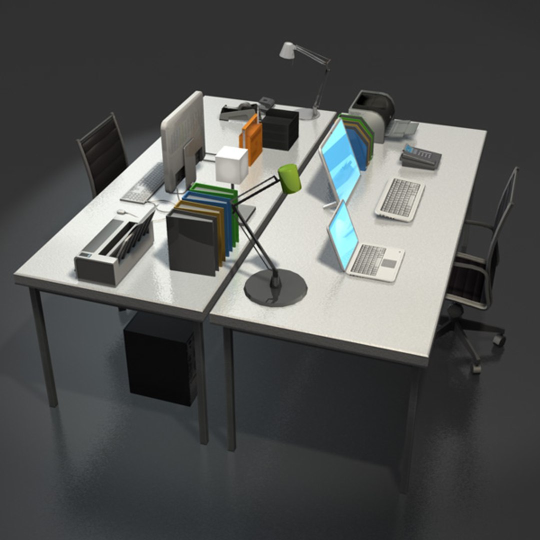 Desk Accessories 3d Dxf
