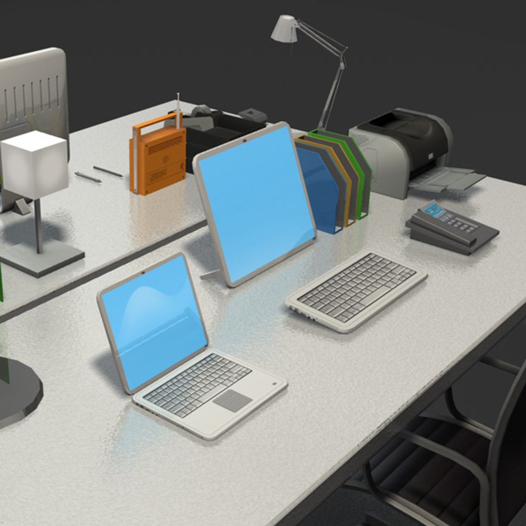 Desk Accessories 3d Dxf