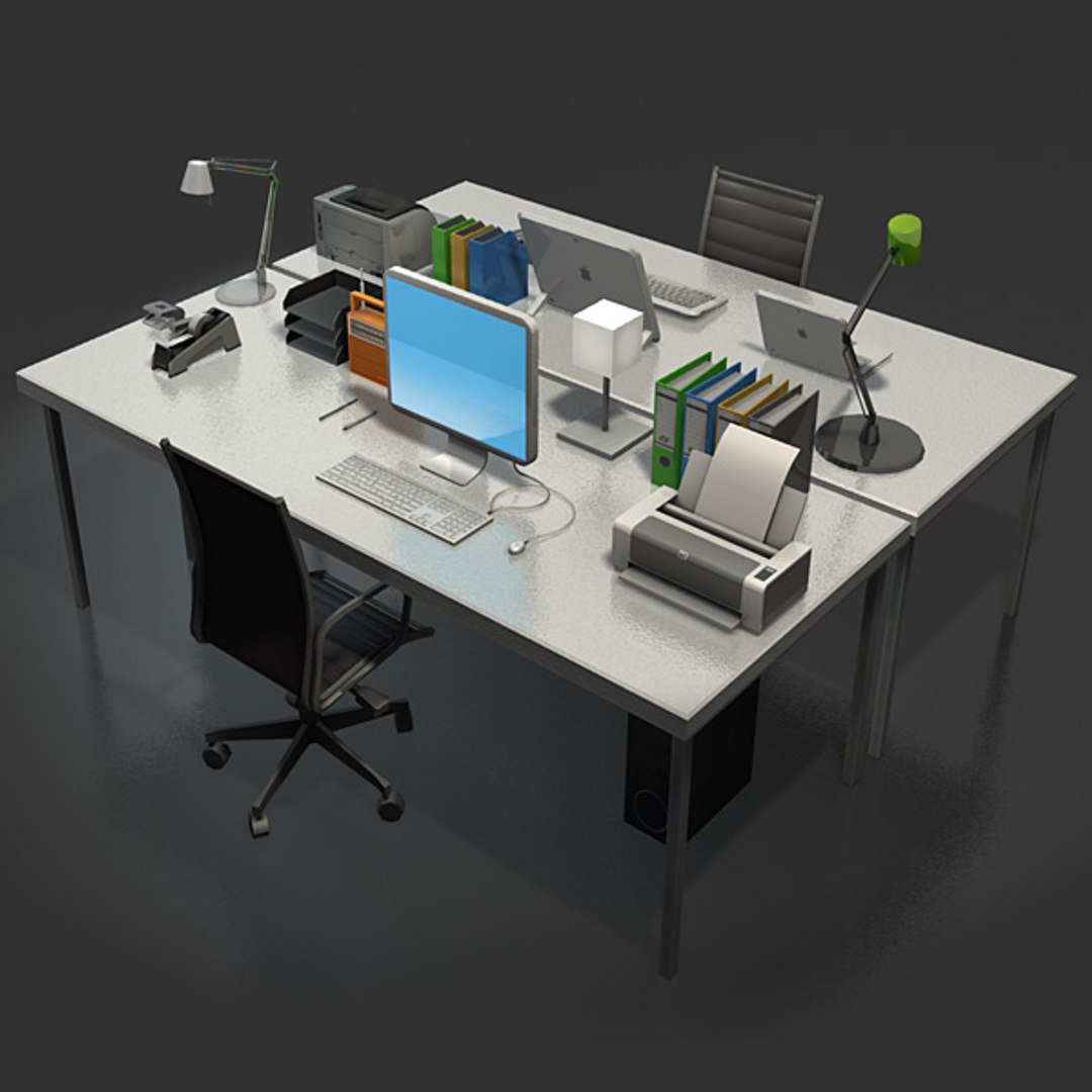 Desk Accessories 3d Dxf