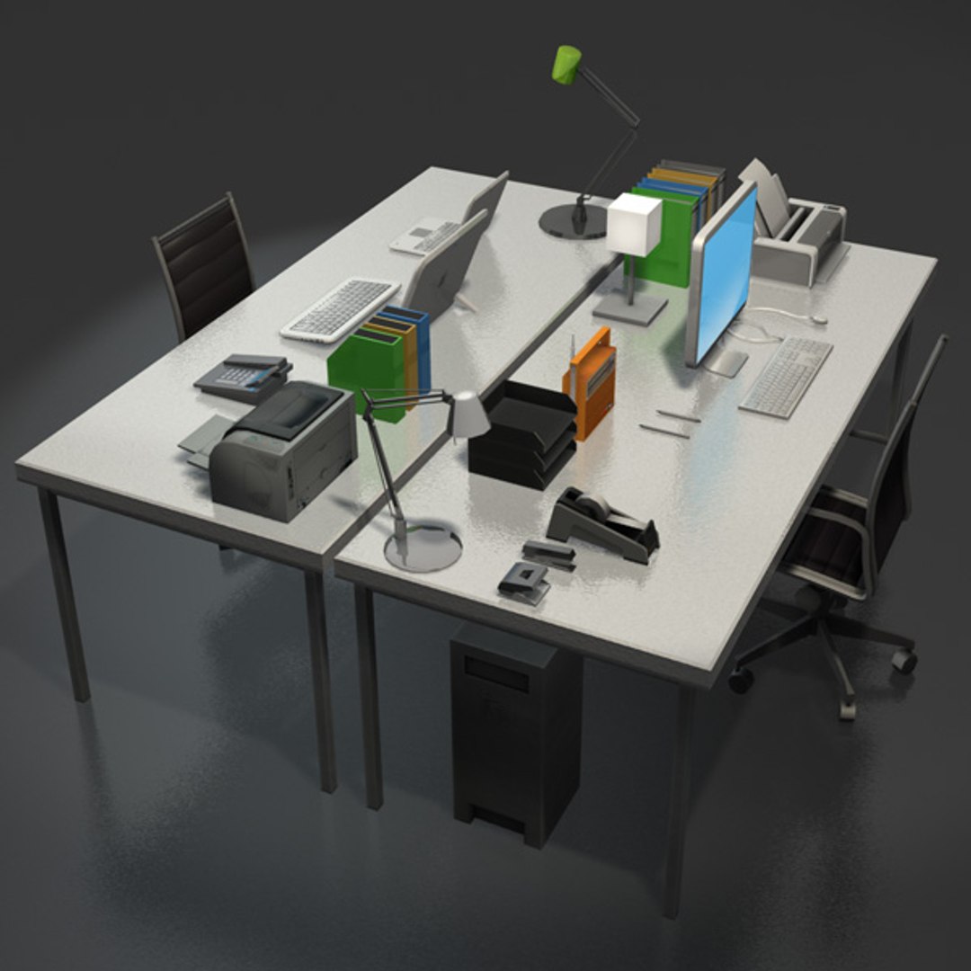 Desk Accessories 3d Dxf