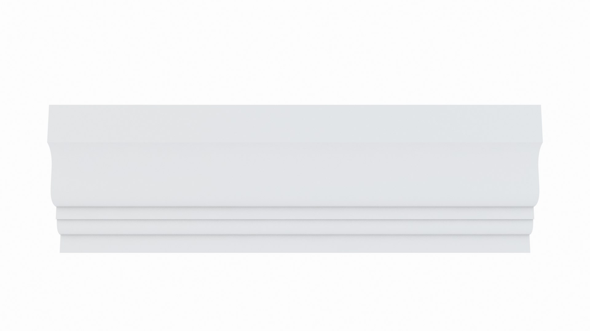 Cornice 195 Straight Model - TurboSquid 2038463