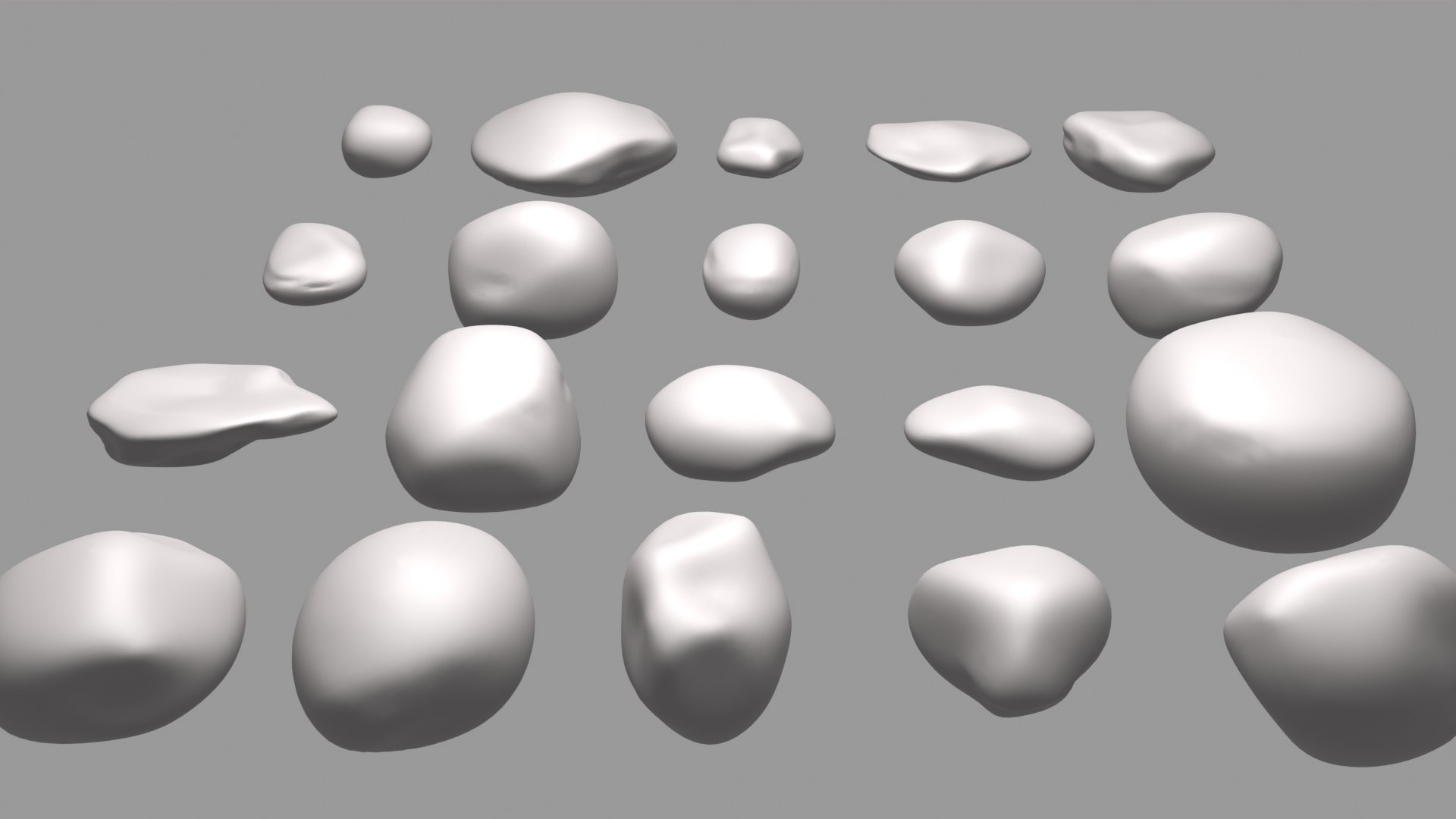 Riverstones Pack Model - TurboSquid 1747343