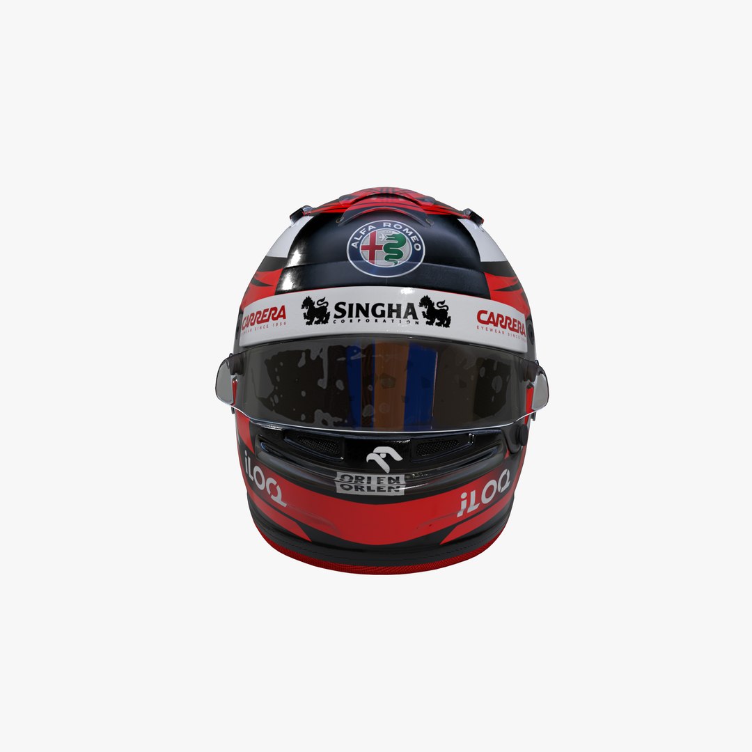 Raikkonen 2020 Helmet 3D Model - TurboSquid 1618197