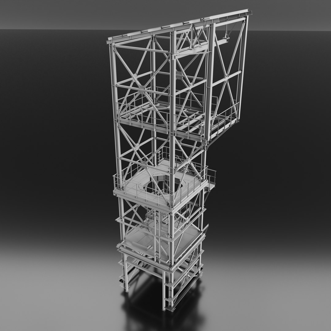 Metal Tower Model - TurboSquid 2245802