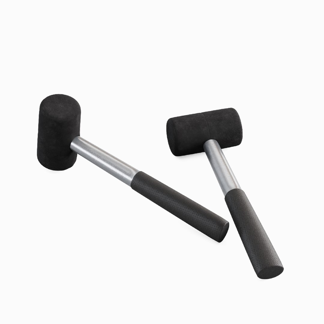 Rubber Mallet B 01 3D Model - TurboSquid 2311574