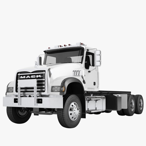 Mack 2021 Granite MHD Chassis 02 3D model - TurboSquid 1808061