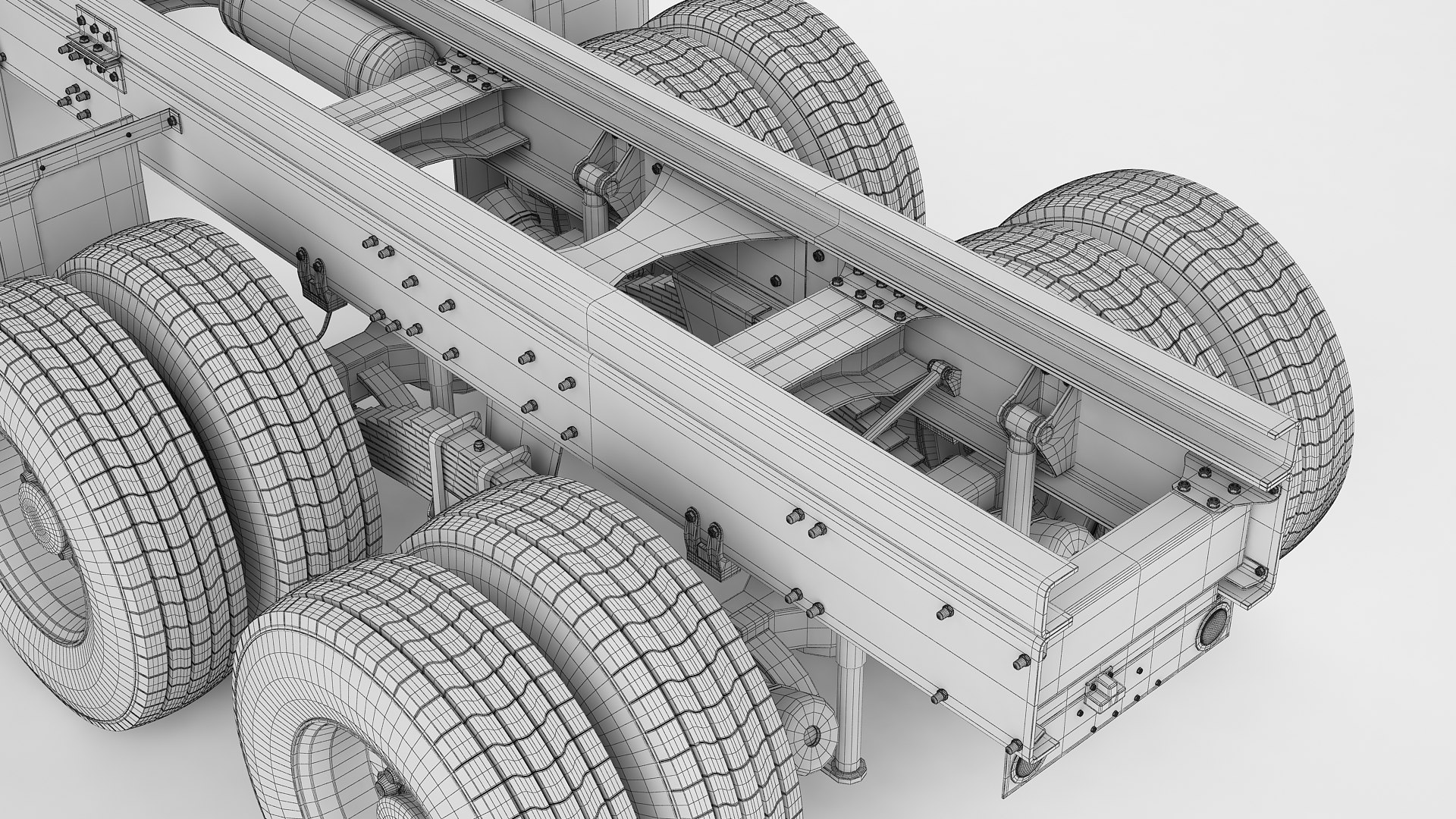 Mack 2021 Granite MHD Chassis 02 3D model - TurboSquid 1808061