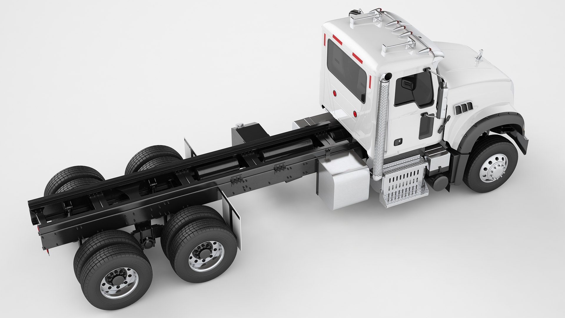 Mack 2021 Granite MHD Chassis 02 3D model - TurboSquid 1808061