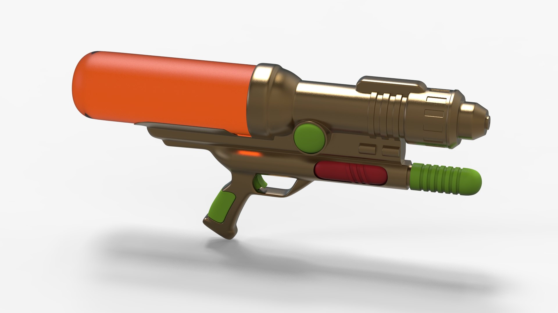Water Gun Blaster2 Model - TurboSquid 1727553