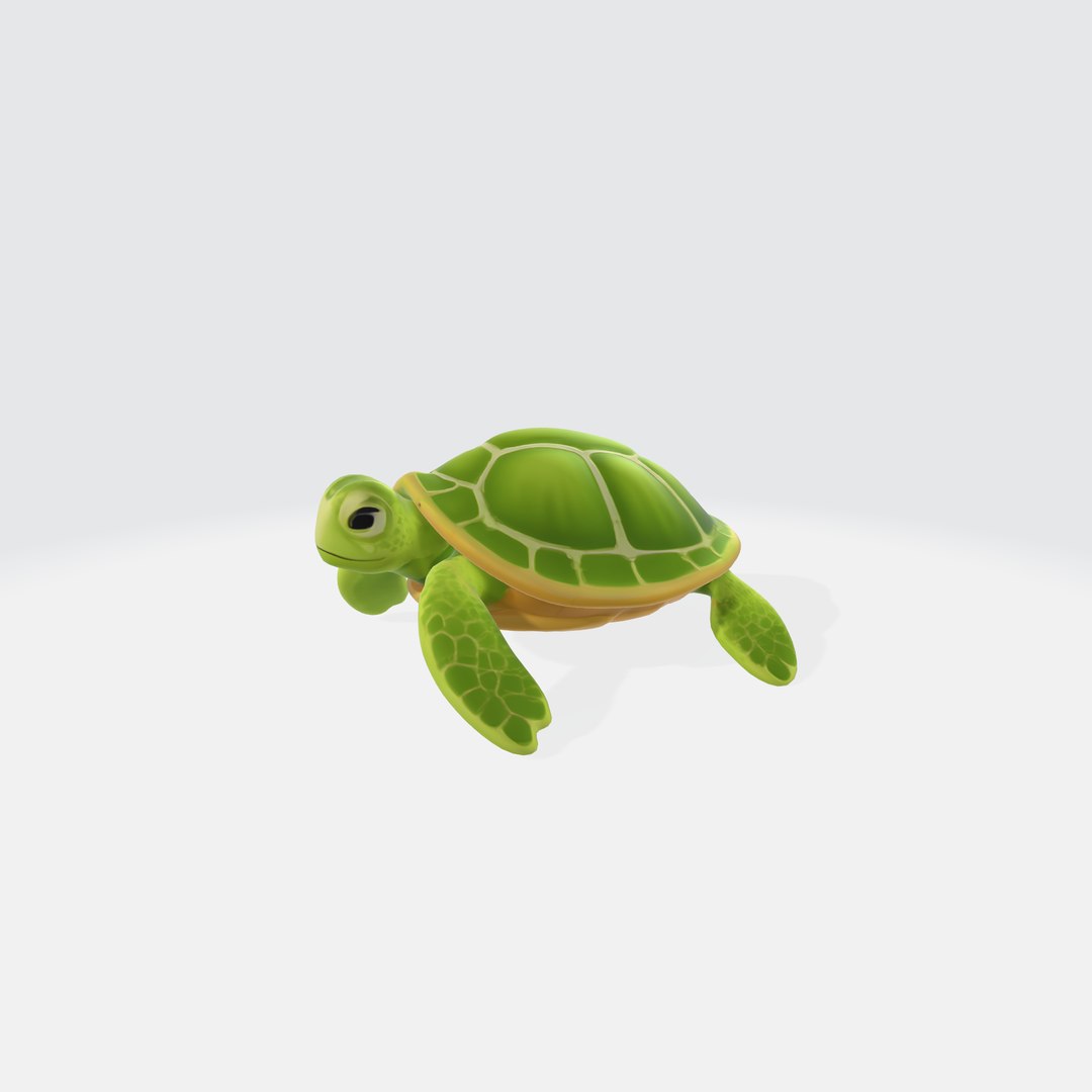 Cartoon Turtle 3D - TurboSquid 2275577