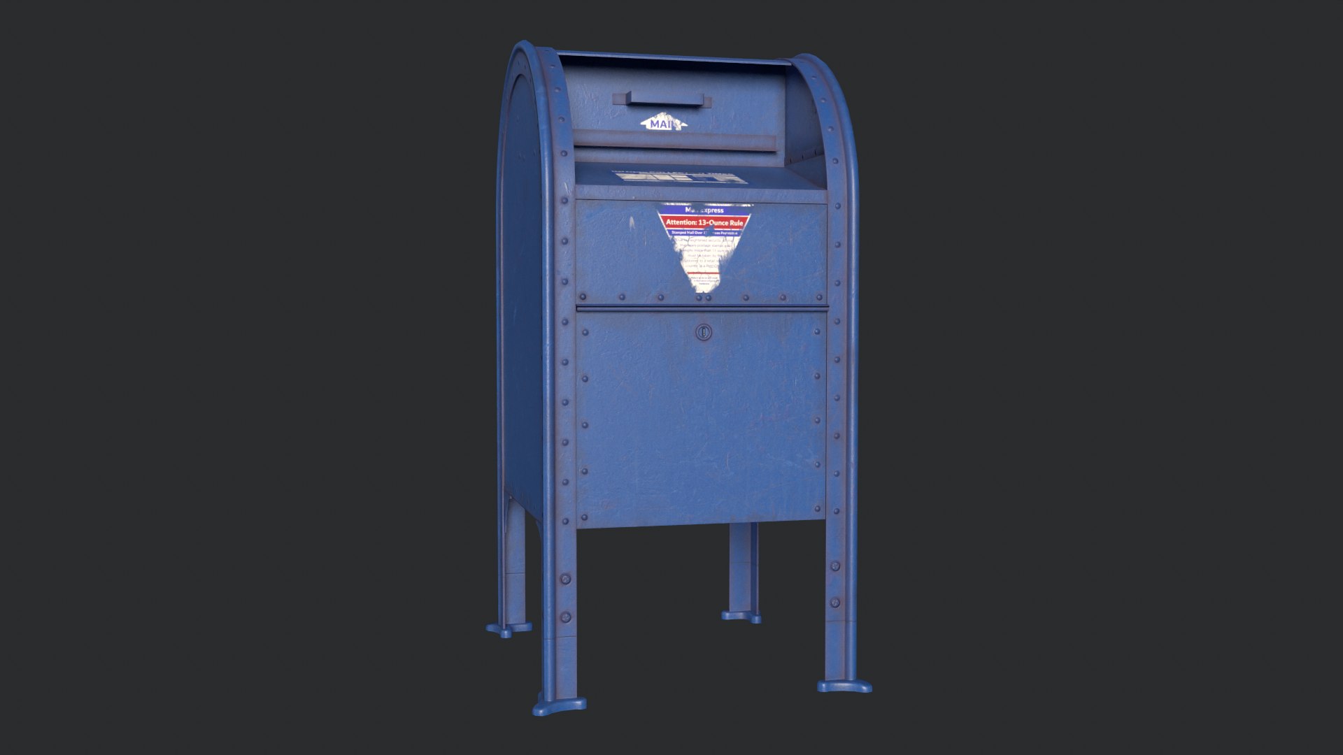 3D Mailbox 3D PBR Model - TurboSquid 2257918