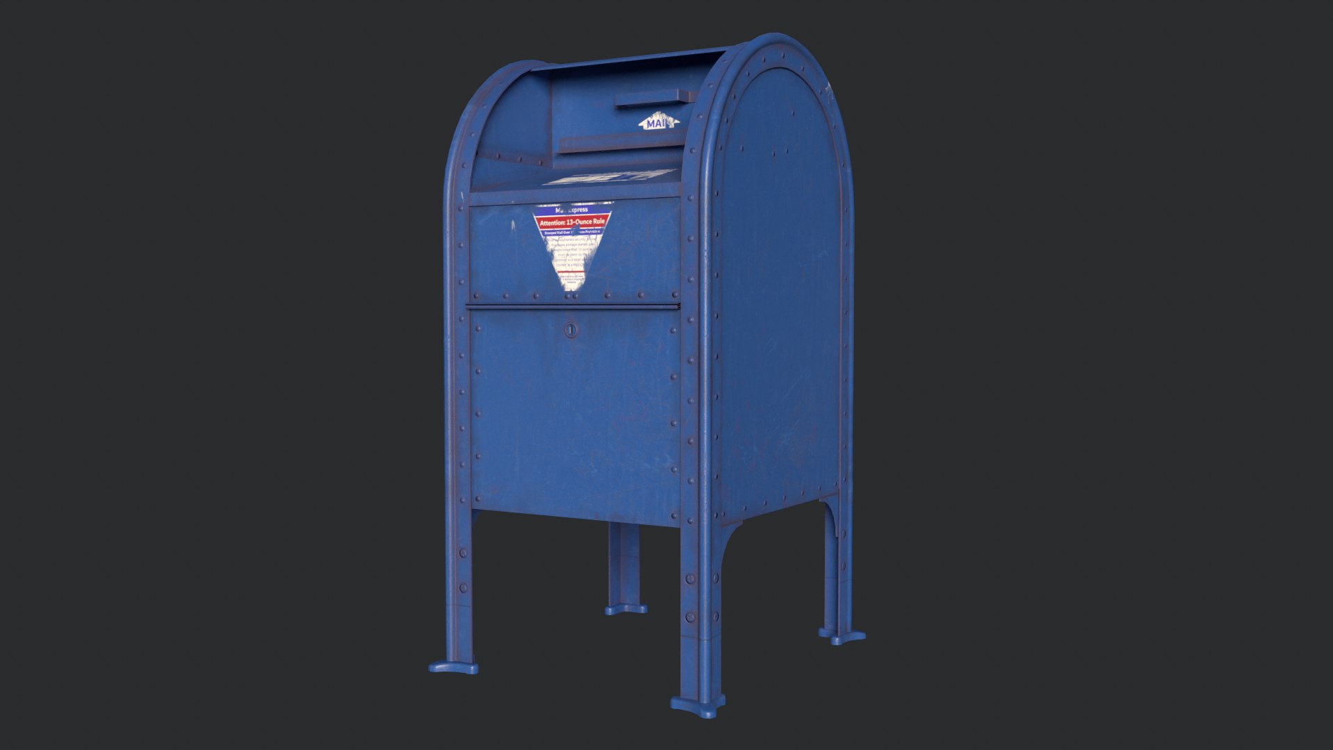 3D Mailbox 3D PBR Model - TurboSquid 2257918