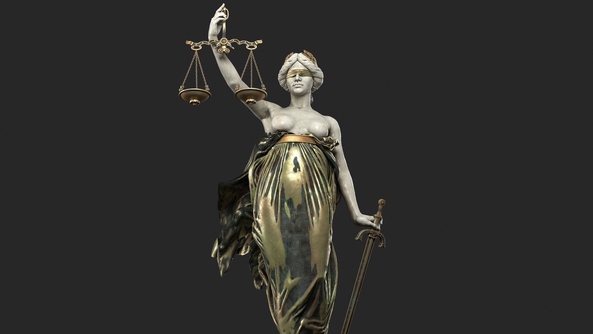 Lady Justice 3D Model - TurboSquid 1438871