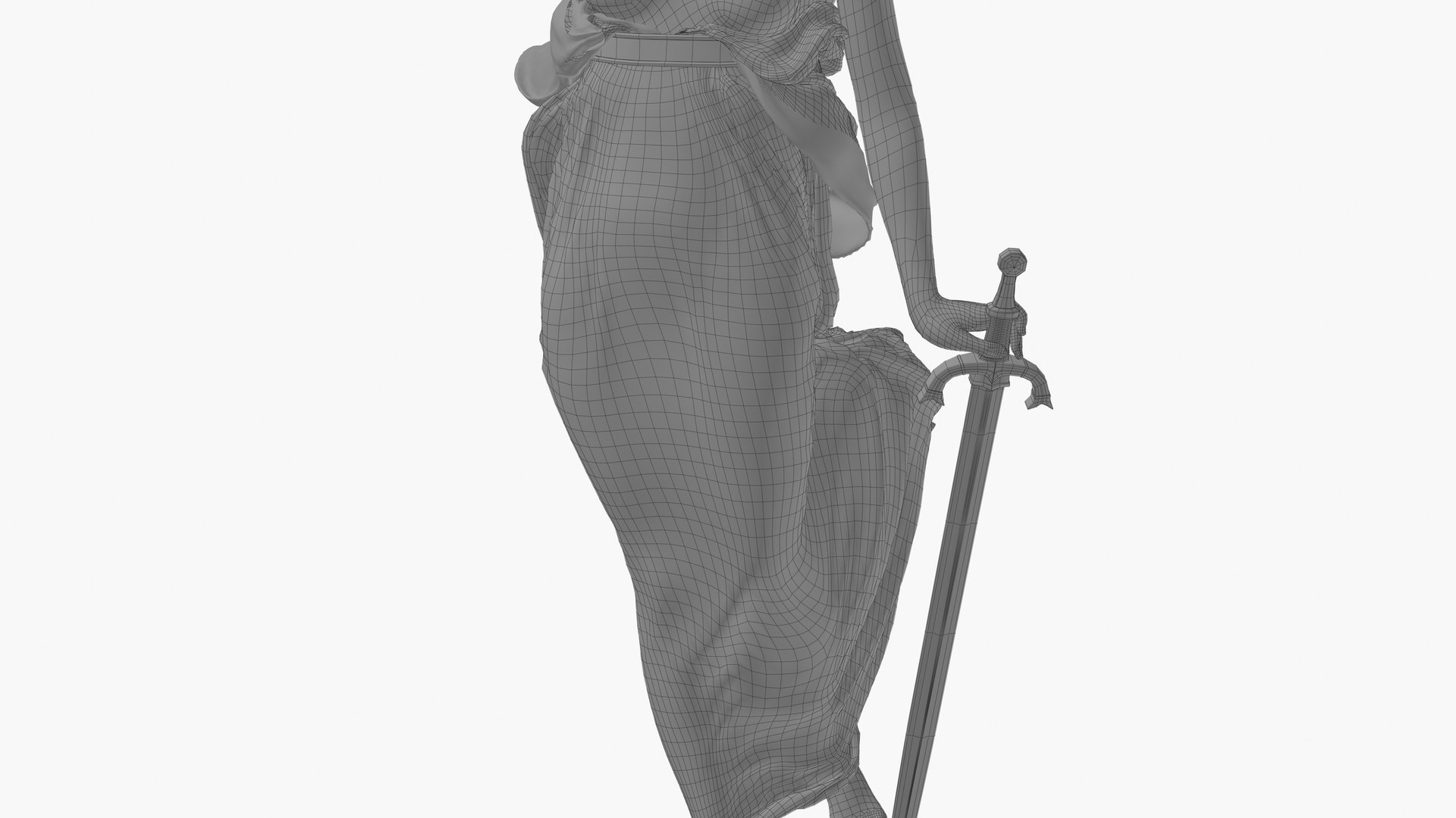 Lady Justice 3D Model - TurboSquid 1438871